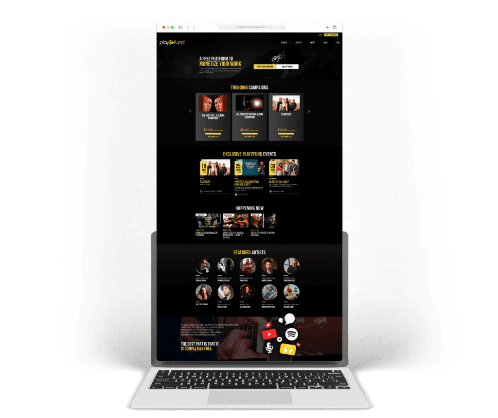 Play2Fund - California Wordpress Developer